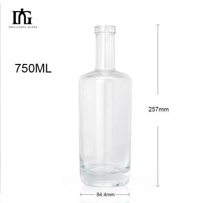 China Schermdrukken en warmtestempelen op 300 ml glazen fles met graverende kurkstop Te koop