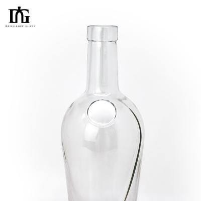 Cina Bevande gassate Super Flint Custom Spirits bottiglia di vetro con del sughero 500ml Capacità in vendita