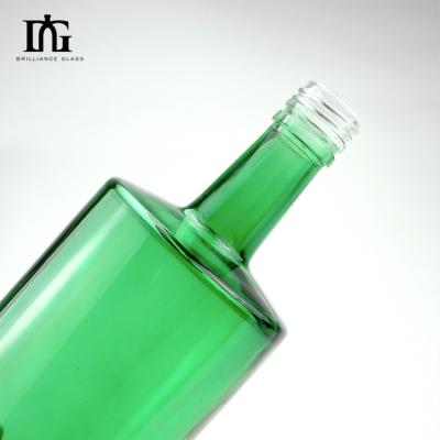 Cina 500 ml/700 ml/750 ml Bottiglia di vetro per vodka Gin Logo del cliente accettabile in vendita