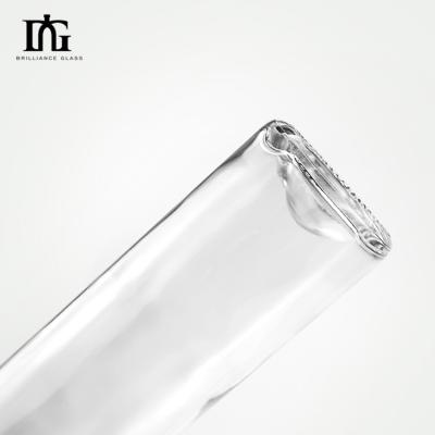 Cina Logo personalizzato Bottiglie di liquore in vetro trasparente da 200 ml a 500 ml a 700 ml con sigillo CORK in vendita