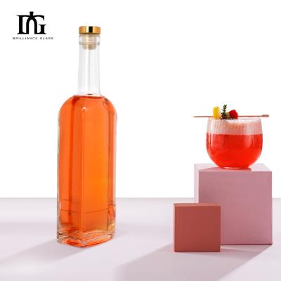 China Garrafas industriais de vidro para bebidas 100 ml 300 ml 500 ml 750 ml Gravação Electroplating à venda