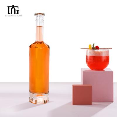 Cina Materiale di base Vetro 750 ml/700 ml Alcolici Bottiglie di vino per rum Whisky Vodka Gin Liquore in vendita