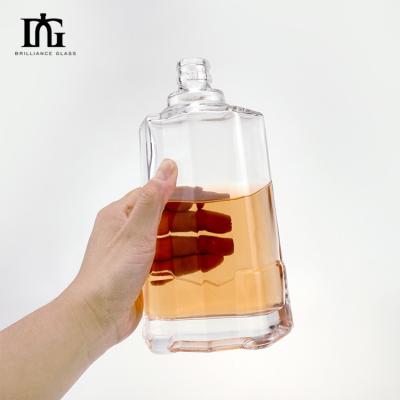 中国 ホワイトスクリーン印刷 高白色 ウォッカ 酒 ワイン グラスボトル 375ml 500ml 700ml 1000ml 販売のため