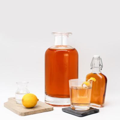 Cina 700 ml 750 ml vetro personalizzato per vodka whisky rum gin bottiglie di liquore in vendita