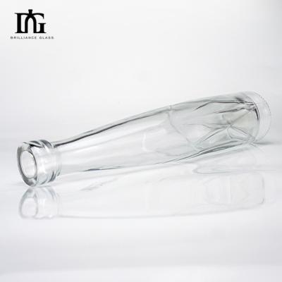 Cina Materiale di base Vetro 500ml700ml750ml1000ml Ultra Flint Custom Gin bottiglia per liquori in vendita