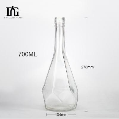 Китай Стеклянная бутылка с пробкой 500 мл 375 мл водка спирт джин 200 мл 100 мл стеклянный материал продается