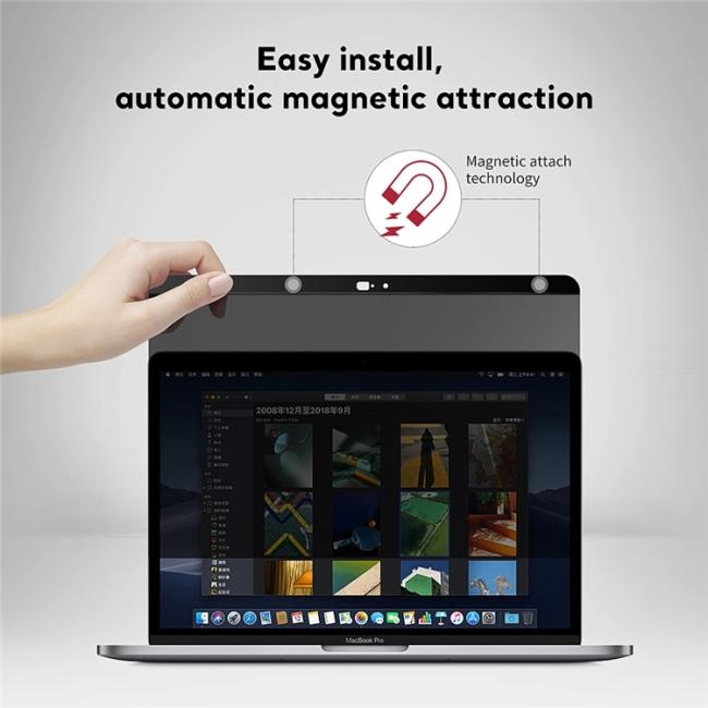 Computer Privacy Screen Protector for Macbook Pro 13-16 inch PET Magnetic Privacy screen protector film
