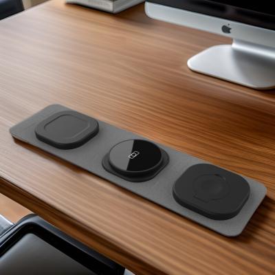 China 15W Multifunctional Magnetic Wireless Charger for iPhone 15 Promax Logo Customization for sale