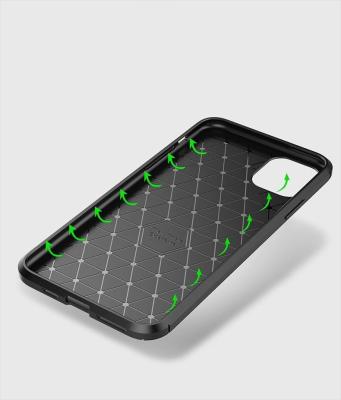 China Function Protect Mobile Phone TPU Case Carbon Fiber Brushed for iPhone 11 Pro Max for sale
