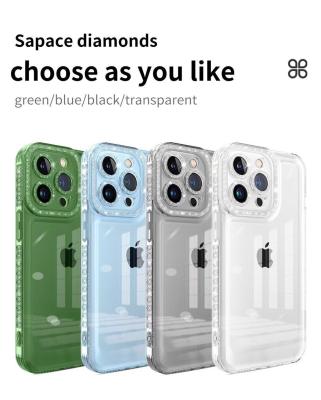 China 14 Mini Clear Cell Phone Cases for iPhone 14 Pro Max TPU Support Wireless Charge for sale