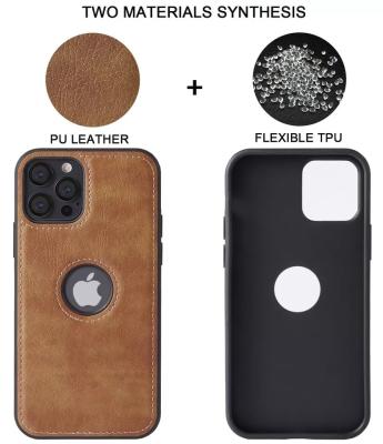 Cina Copertina per telefono cellulare resistente agli graffi e morbida per iPhone 14 Pro Max Classic Casse in cuoio PU di lusso in vendita