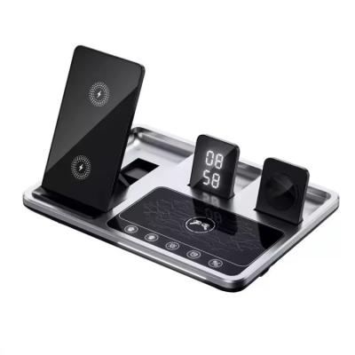 Cina Dock di ricarica wireless per auricolari e orologi ABS Shell 9V/12-4A Output Station in vendita