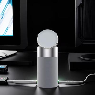 Cina Protezione da cortocircuito 3 in 1 caricabatterie senza fili magnetica multifunzione da 15W con altoparlante in vendita
