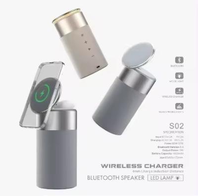 China 15W Wireless Charger Magnetic Mobile Phone Holder Speaker Chargers with QC3.0 Function for sale