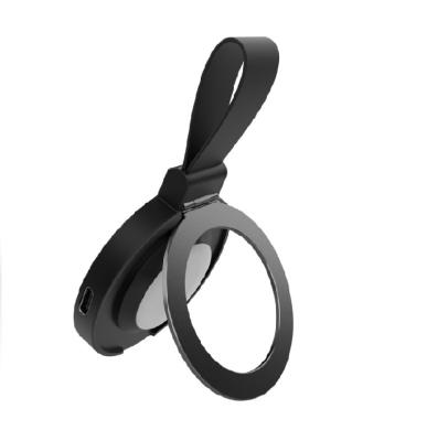 Cina 2 in 1 mini caricabatterie senza fili a anello magnetico pieghevole con materiale in lega di alluminio ABS PC in vendita