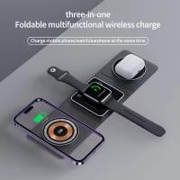 China Foldable 3-1 Wireless Charger Station for Multi Device Smart Charging for sale