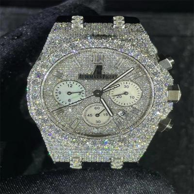 Cina Gli orologi degli uomini dell'America Moissanite Diamond Watch Set Chain Moissanite in Europa in vendita