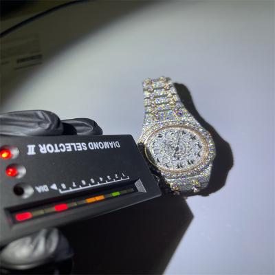 China Millionaire Moissanite Ap Automatic Watch Custom Design Iced Out Moissanite Watch for sale