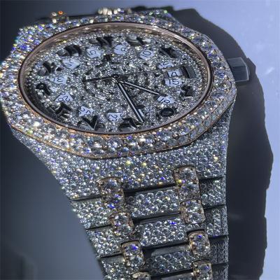 China Icebox Moissanite AP Watch  Hip Hop Bling ODM VVS Diamond Watch for sale