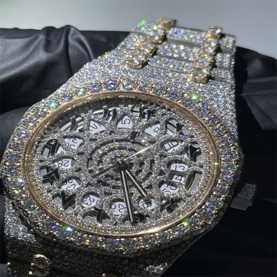 Cina Busto arabo del quadrante di marca superiore giù l'orologio di Moissanite in vendita