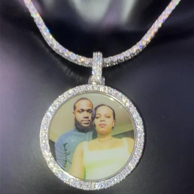Cina Il pendente su ordinazione dell'immagine della foto di Moissanite ha ghiacciato fuori gli uomini hip-hop di Bling in vendita