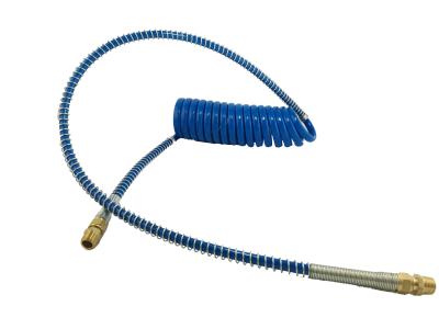 China Spiral  PA hose ,High Quality Flexible coil brake spiral hose,air brake system hose red  yellow PA hose for sale