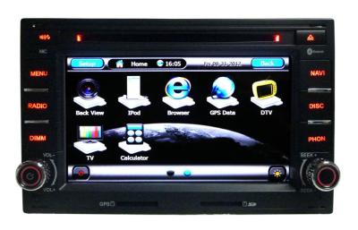 China 2din 6.5 Inch Tft Lcd Digital Touch Screen Vw Dvd Gps With Fm / Am Tuner, Gps Navigation, Usb for sale