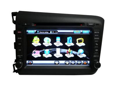China Honda Civic 2012 2Din 8 Inch TFT LCD Digital Touch Screen Car Dvd Player Cr-8902 for sale