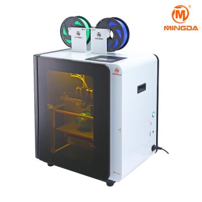 China Two Colors 3D Printer Build Size 300*200*200mm Dual Extruder MINGDA MD-4H 3D Printer for PLA for sale