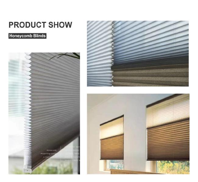 Custom Cellular Honeycomb Blinds with Wide Range of Colors and Fabrics