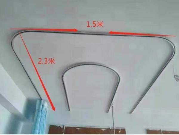 Quality Flatted Track Hospital Curtain Tracks U-Type/L-Type/Custom-Made/Quiet Running for sale