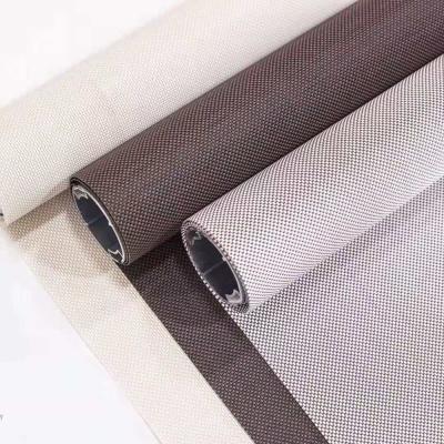 China Roller Blind Fabric WY-RBF Chocolate for Healthy Air Circulation in Living Spaces for sale