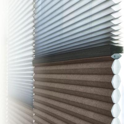 China Black Custom Cellular Honeycomb Blinds Wide Range of Color Choices and Fabric Options for sale