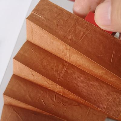 China Visibility Pleated Blinds Fabric for Sound Insulation and 24 Hours After-Sales Service for sale