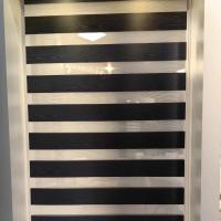 China Contemporary Design Style Customized Request Blackout Window Zebra Blinds for Study for sale