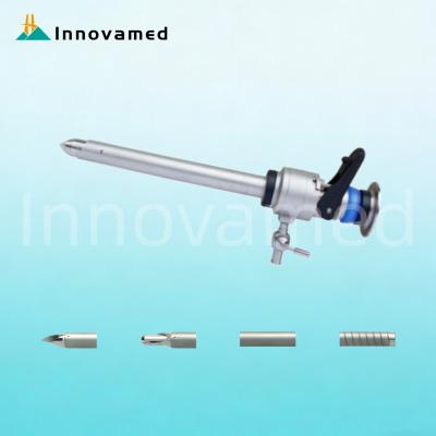 China Laparoscopic Surgical Instruments 5.5mm 10.5mm 12.5mm Light Weight Trocar for sale