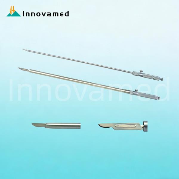 Quality High Precision Laparoscopic Instruments Bile Duct Scalpel φ5x330mm φ10x330mm for sale
