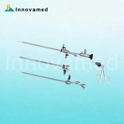 China Gynecology Diagnostic Operation Hysteroscope Set With Semi Rigid Forceps ISO 13485 for sale