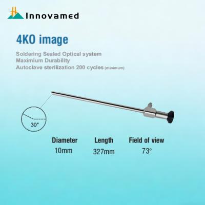 China 10mm Diameter 30 Degree Autoclavable Rigid Endoscope For Minimally Invasive Surgery for sale