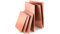 China 1000*2000mm Decorative Copper Sheets Red Rectangular T2 High Corrosion Resistance for sale