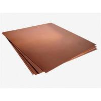 China ASTM AISI Red Copper Sheet Good Processing Properties for sale