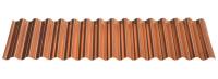 China Decorative Copper Corrugated Roofing Sheets Easy Cleaning for sale