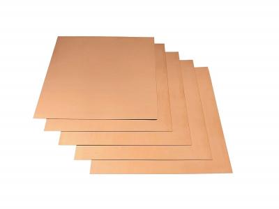 China 99.99% Pure Copper Plate Sheet Excellent Surface Finish for sale