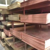 China Customizable C2680 C2700 Decorative Copper Sheets Red Square High Purity for sale