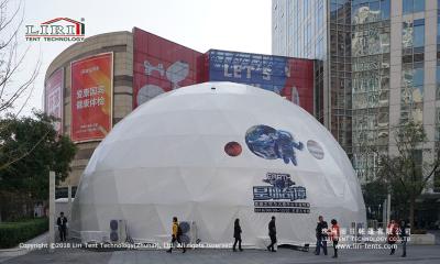 China geodesic dome tent for outdoor events with steel frame and pvc fabric for sale