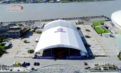 China Mobile Stadium Polygon Sports Tents for Basketball Court for sale