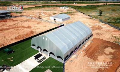 China Snow Resistance Large TFS Aluminum Curve Tent for Sports Events Hall for sale