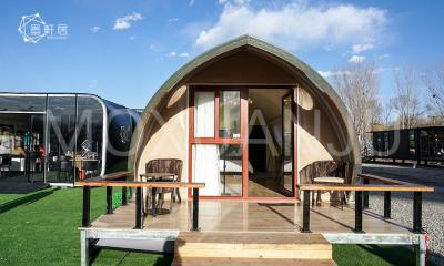 China Waterproof Outdoor Luxury Shell Shape Safari Glamping Resort Tents for Sale for sale