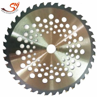 China Circular Steel Law Mower Grass Trimmer Circular Steel Cutting Saw Blade Te koop