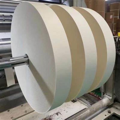 China 100% Wood Pulp Raw Material Paper Cup Bottom Roll For Making PE Coated Paper Cups for sale